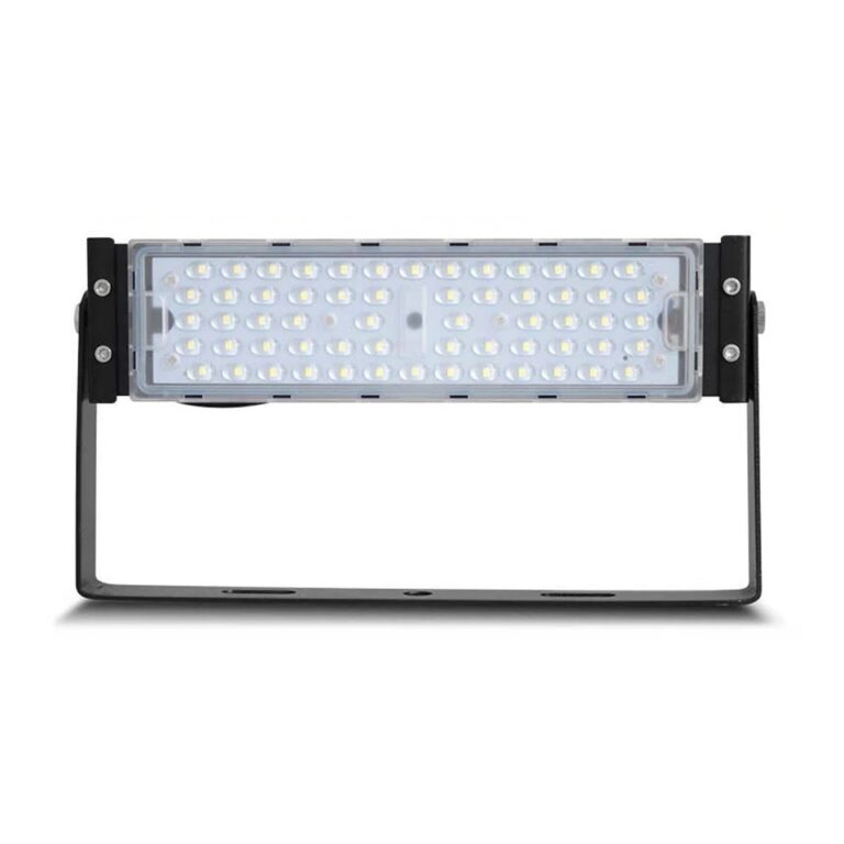 Refletor LED Modular 50W Branco - Hora Equipamentos.